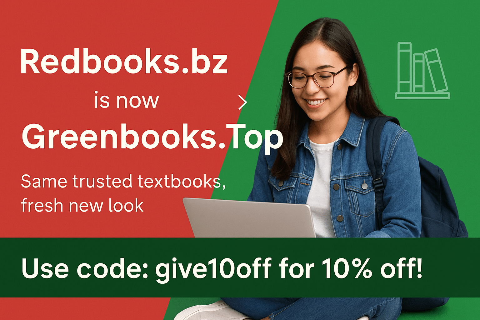 Redbooks.bz is Now Greenbooks.Top — Same Trusted Textbooks, Fresh New Look!